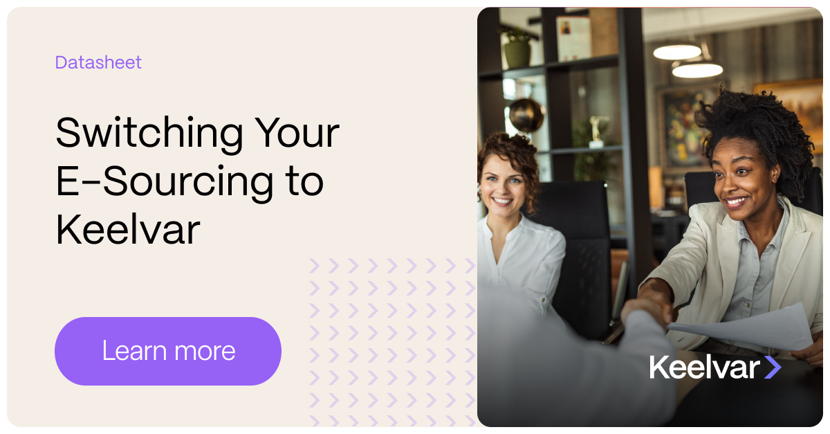 Switching Your E-Sourcing to Keelvar - Keelvar